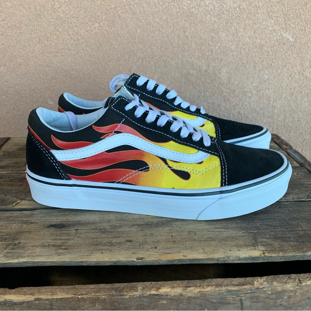 Vans Classic Flame Old Skool Sneakers - Gem